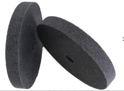 China 60 Grit Non Woven Polishing Wheel 100-400mm Satin Finish for Copper Aluminium for sale