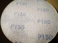 China 5inch Round Sanding Pads Aluminum Oxide Flocking Back With Holes for sale