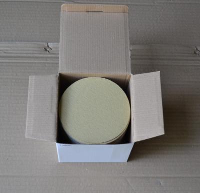 China Anti Clog 125mm Sanding Pads 5 Inch Abrasive Discs 60 Grit Aluminum Oxide for sale