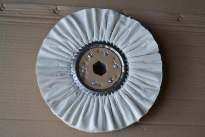 China 33 Ply Cloth Buffing Wheel Abrasive for Stainless Steel Copper Aluminium Polishing for sale