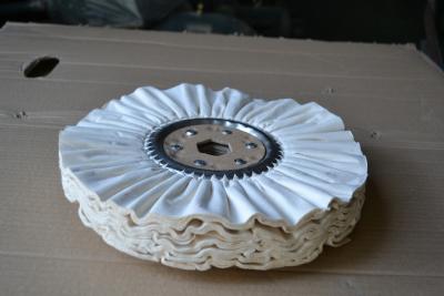 China 66 Ply Cloth Buffing Wheel Mirror Polishing for Stainless Steel 6 Inch Diameter for sale