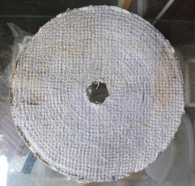 China Sisal Cloth Polishing Wheel 100mm Stainless Steel Buffing Wheel for Metal Finishing for sale