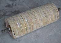 China Dia 400mm Jute Sisal Buffing Wheel for Metal Tube Polishing 16 inch for sale