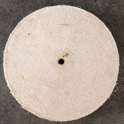 China Oil Treated Stitched Sisal Buff 4 inch Polishing Wheel for Titanium Stainless Steel for sale