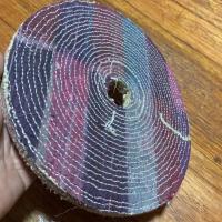 China 8x7 Cloth Sisal Abrasive Buffing Wheel 100mm to 400mm for Metal Polishing for sale