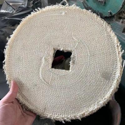 China Hemp Sisal Polishing Wheel 100mm to 400mm Strong Cutting for Hard Metals for sale
