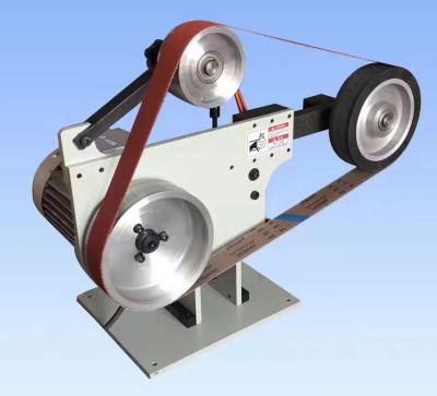 China Manual 1800x50mm Belt Deburring Machine Metal Buffing Equipment for sale