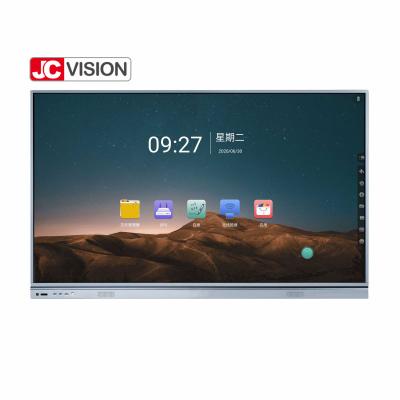 China 75-Inch 4K Interactive Flat Panel with Android 11.0 and Dual OS Support for Education and Conference Rooms for sale