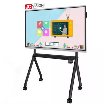 China JCVISION 65 75 86 Inch Educational Smart Interactive Whiteboard 20 Point Touch Android 11 for sale