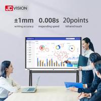 China JCVISION 55-110 Inch Educational Interactive Electronic Whiteboard with 400cd/m² Brightness and 1920×1080P Resolution for sale