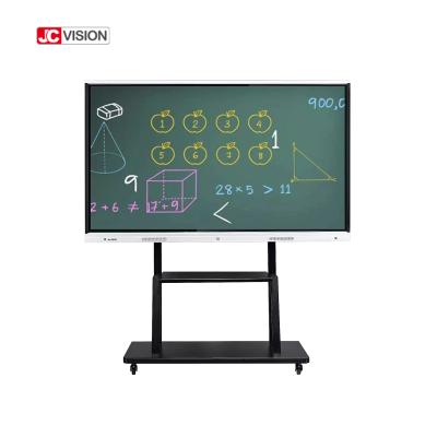 China JCVISION 65 Inch Interactive Smart Whiteboard Android 11.0 450cd/m2 Touch Panel for Education for sale