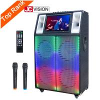 China JCVISION JC-SP60 Outdoor Bluetooth Trolley Speaker with 2200W PMPO, 12-inch Woofers, and Touch Screen Display for sale