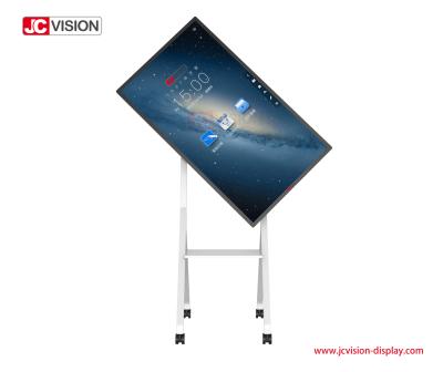 China JCVISION 55-inch Rotating Smart Interactive Whiteboard with 10-Point Capacitive Touch, 4GB RAM, and Android 10.0 for sale
