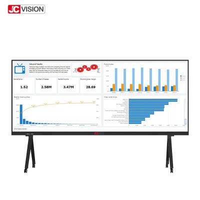 China JCVISION 105-Inch Infrared Touch Smart Board with Android 11, 4K Resolution and 20-Point Multi-Touch for sale