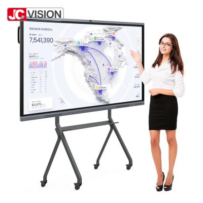 China JCVISION 65 to 105 Inch Interactive Flat Panel 4K UHD Smart Board for Classroom Teaching for sale