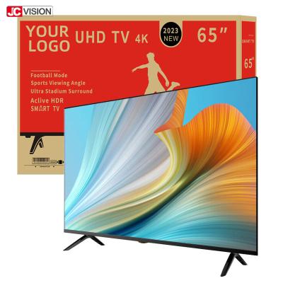 China JCVISION 55 Inch Smart 4K LED TV Android 11 WiFi Full Flat Screen OEM for sale