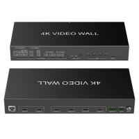 China JCVISION 4K HDMI 2.0 Matrix 2x4 with 2x2 Video Wall Output and Self-Adaptive L/R Audio for sale