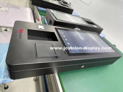 China JCVISION 24 Inch Self Service Ordering Kiosk Wall Mounted Floor Standing 1920x1080 Touchscreen for sale