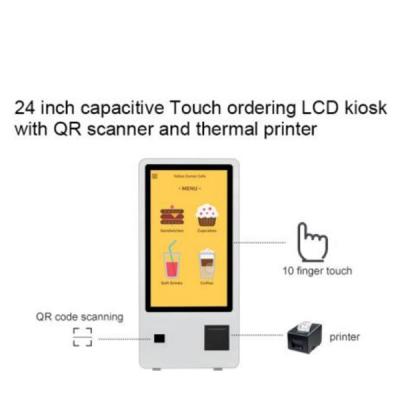 China JCVISION 24 Inch Self Ordering Kiosk with Full HD Touchscreen and Intel Core i5 Processor for sale