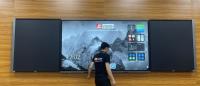 China JCVision 86 Inch Interactive Screen with LCD Writing Board 4K UHD 3840x2160 for sale