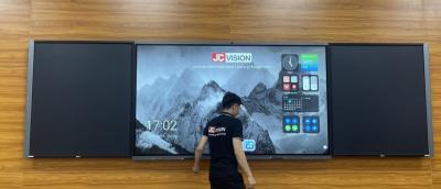 China JCVision 86 Inch Interactive Screen with LCD Writing Board 4K UHD 3840x2160 for sale