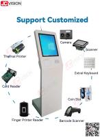 China JCVISION Touch Screen Queue Management System for Hospital Lobby with LED Display and Voice Broadcast for sale