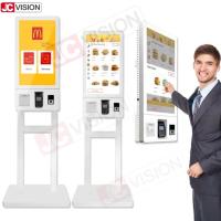 China 15.6 to 32 Inch Floor Standing Self Service Kiosk with 1920x1080 Display and 10 Point Touch for sale