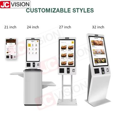China JCVISION JC-SK215T Interactive Self-Service Kiosk 21.5 Inch Touch Screen CE FCC for sale