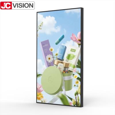 China 75 Inch 4K High Brightness Commercial Light Box 2000 cd/m² Wall Mount Digital Signage for sale