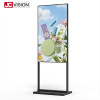 China 75 Inch High Brightness Floor Stand Lightbox 2000 cd/m² FHD Android Digital Signage for Retail for sale