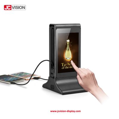 China JCVISION 7-inch 1280×800 Table Top Digital Advertising Display with 1GB DDR3 for Restaurant Menu Boards for sale