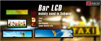 China JCVISION 800 Nits Super Widescreen Shelf LCD Display with Integrated AD Player for Retail Stores for sale