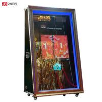 China JCVISION 55 Inch 65 Inch Interactive Selfie Mirror Photo Booth with Touch Screen and Instant Printing for sale