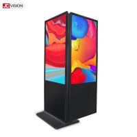 China Double Sided Digital Signage Kiosk 32 to 65 Inch 50000 Hours Indoor LCD Display for sale