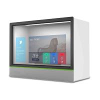 China 21.5 Inch Transparent LCD Touch Screen Display 1366×768 Resolution 500cd/m² Brightness for Retail Advertising for sale