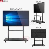 China JCVISION 55-inch 4K Interactive Flat Panel Display with 20-Point Touch and Android 8.0 for Education & Business for sale