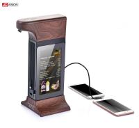 China 7-Inch Double-Sided Digital Advertising Kiosk with Hand Sanitizer - 28,000mAh Battery & Android 4.4 OS for sale