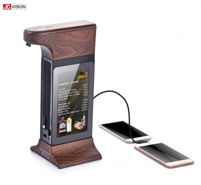 China 7-Inch Double-Sided Digital Advertising Kiosk with Hand Sanitizer - 28,000mAh Battery & Android 4.4 OS for sale
