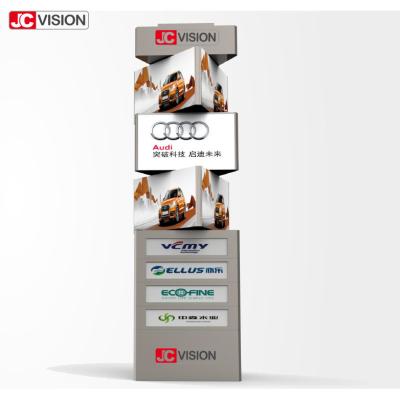 China JCVISION Outdoor LED Rotating Tower Display - Custom Digital Signage with 360° Rotation for Advertising for sale
