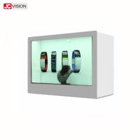China 49-Inch Transparent LCD Display with 1920×1080 Full HD, 400 cd/m² Brightness and Multi-Touch Screen for sale