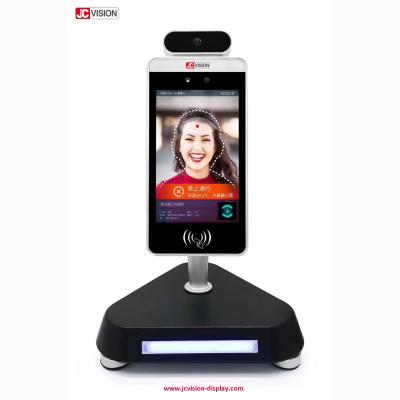 China 8inch AI Facial Recognition Panel with Body Temperature Detection Android 7.1 2G RAM 8G Storage for sale