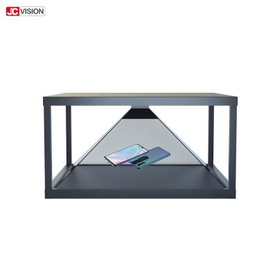 China 19 Inch 360 Degree 3D Hologram Pyramid Display Showcase 100-240V AC for sale