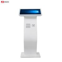China 21.5 Inch Windows Self Service Kiosk with QR Code Scanner and 80mm Thermal Printer - 1920x1080 PCAP Touch Screen for sale
