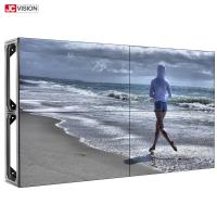 China 43-65 Inch LCD Video Wall Display with 4K Resolution, 1.7-3.5mm Bezels and 500 cd/m² Brightness for Commercial Digital Signage for sale