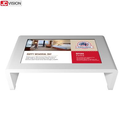 China JCVISION Smart FHD Multi-Touch Coffee Table 42-65 Inch with 1920x1080 Resolution and 10-Point Touch for sale