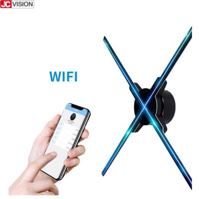 China JCVISION 65cm WiFi Holographic Display Fan with 1600×720 Resolution and 36W Power for 3D Advertising for sale