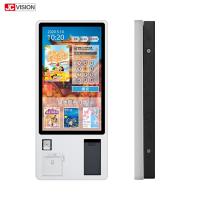 China JCVISION 24 Inch Self Payment Kiosk with WiFi LAN Cable Connection 1920x1080 for sale