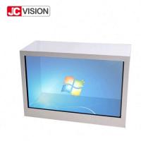 China JCVISION 21.5-inch Transparent LCD Screen with 1920×1080 Resolution and 60,000+ Hour Lifespan for Digital Advertising Displays for sale