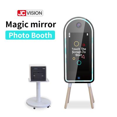China JCVISION Smart Mirror Photo Booth Kiosk with 32