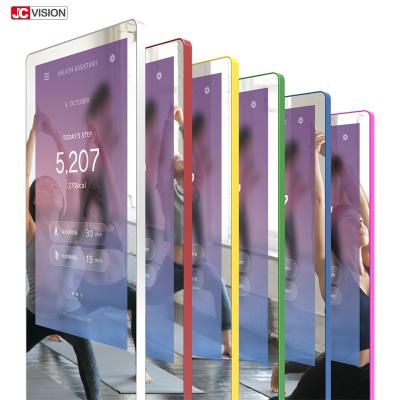 China Rectangle CMS 43-inch Interactive Magic Workout Mirror with FCC Certification, Capacitive/IR Touch and Multi-OS Support for sale